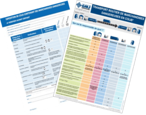 Bloc de contrôle ADR standard - checklist ADR - GMJ Phoenix